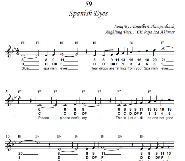 Spanish Eyes – RIA Music Store