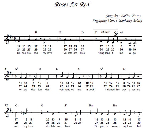 Roses Are Red – RIA Music Store