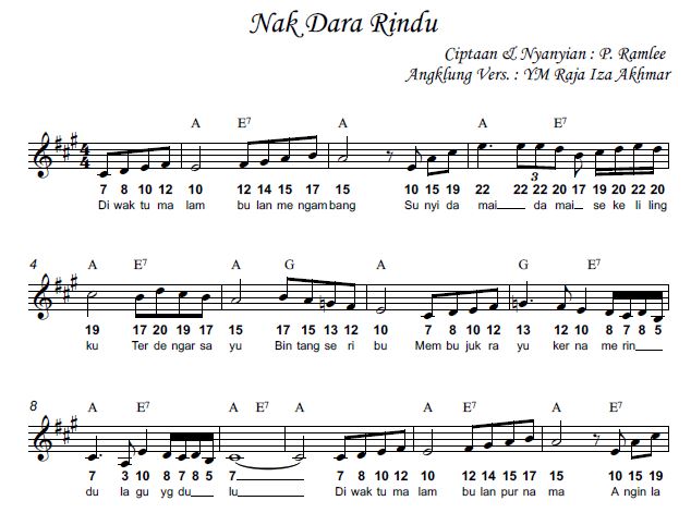 Nak Dara Rindu – RIA Music Store