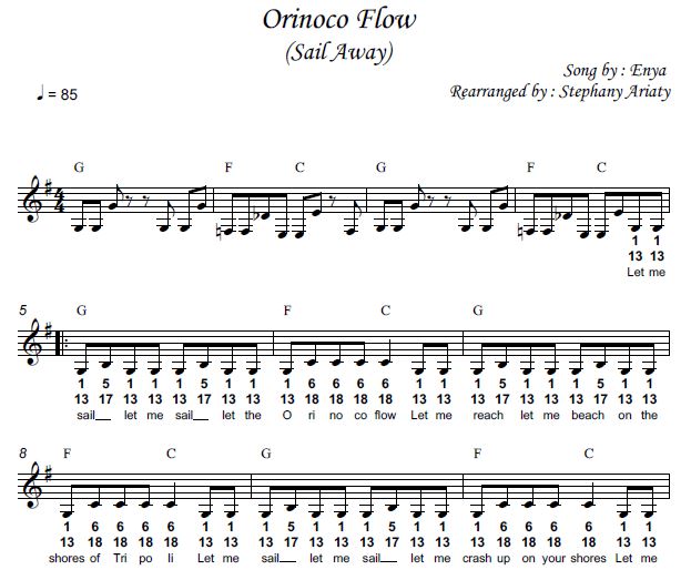 Orinoco Flow – RIA Music Store