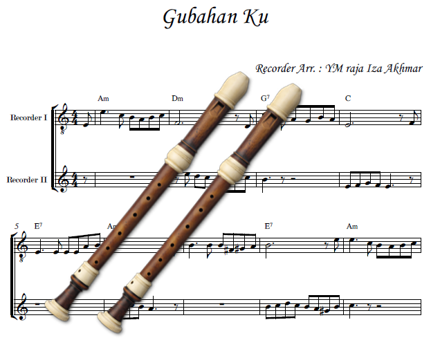 Gubahan Ku (Rekoder in 2 parts) – RIA Music Store