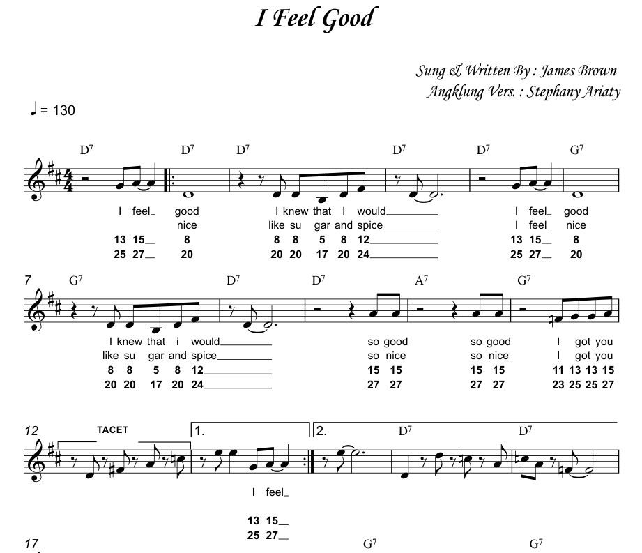 I Feel Good – RIA Music Store